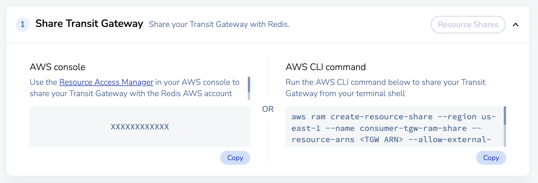 Connect to Amazon Web Services Transit Gateway | Docs